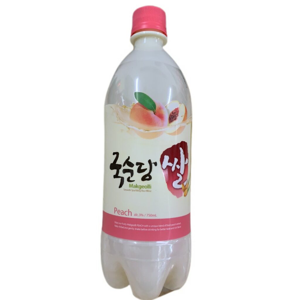 KOREA RICE WINE PEACH 3% Vol 750ml – Asian Food Market